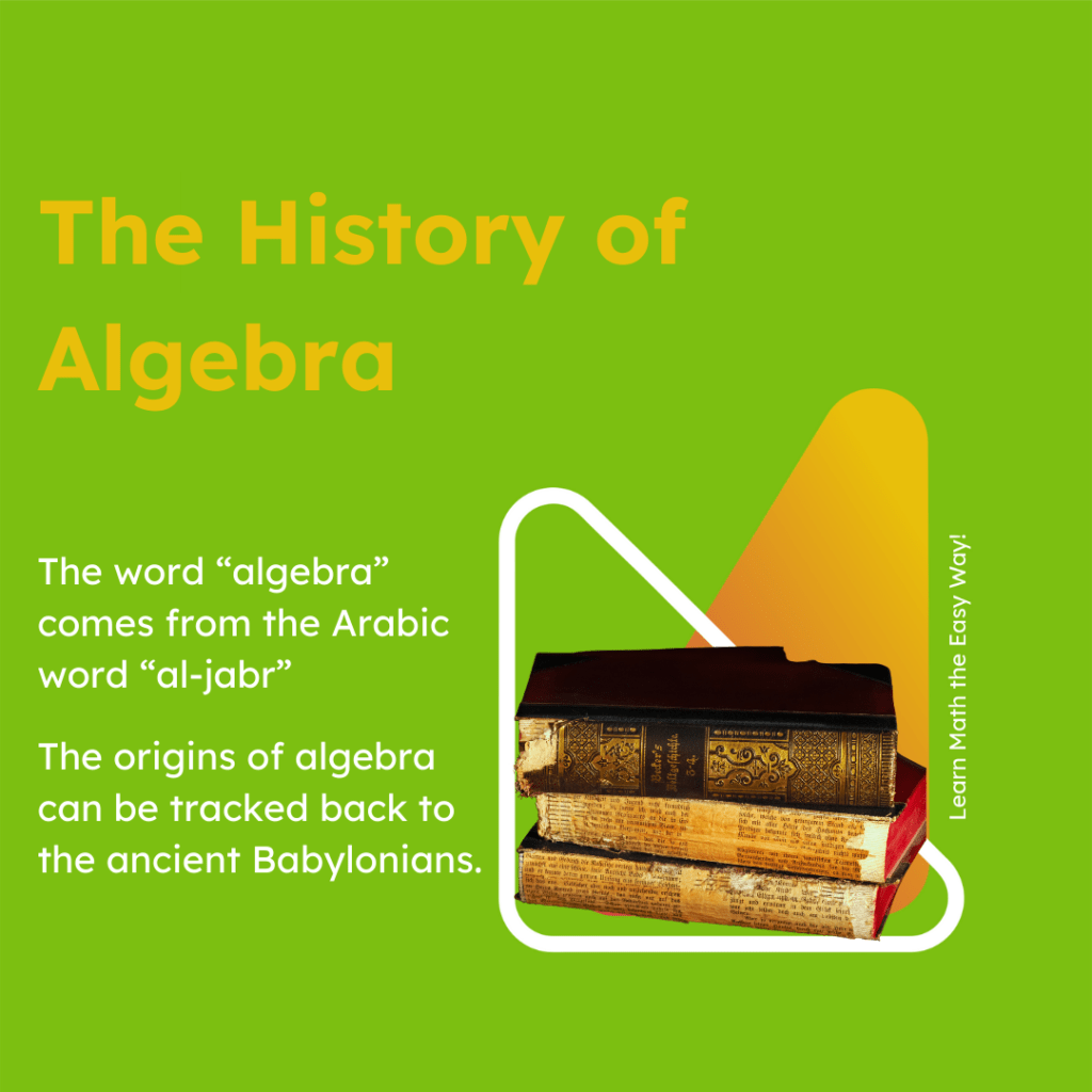 The History Of Algebra Matematick